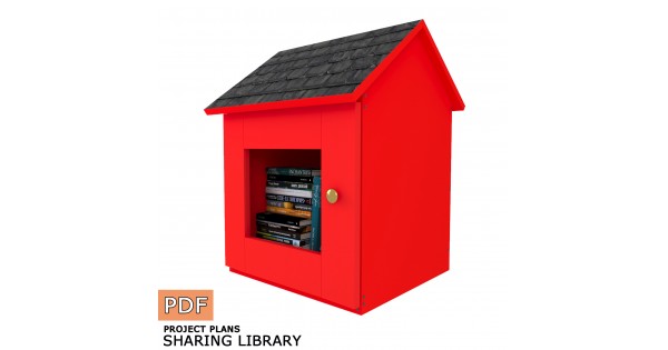DIY project. Outdoor Lending Library Community Neighborhood Shared ...