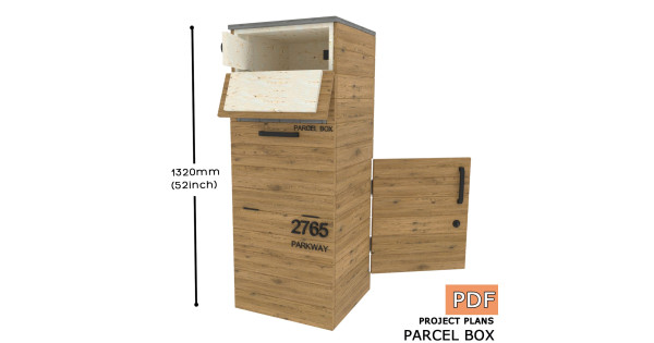 DIY Parcel Box with Mail - Upgrade Your Package Delivery System - Get ...