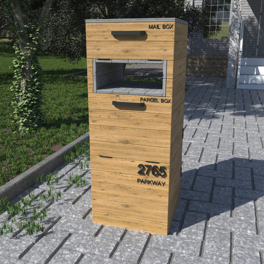 DIY Parcel Box with Mail - Upgrade Your Package Delivery System - Get ...