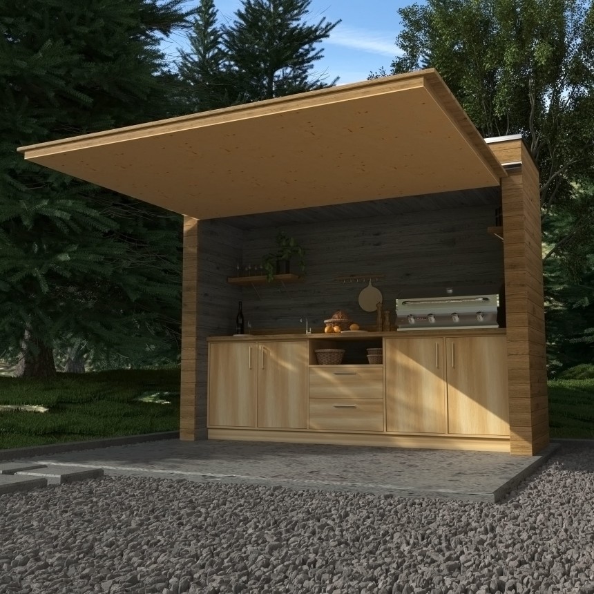 BBQ Closable Space, DIY Grill Shed Station - Digital Download Only
