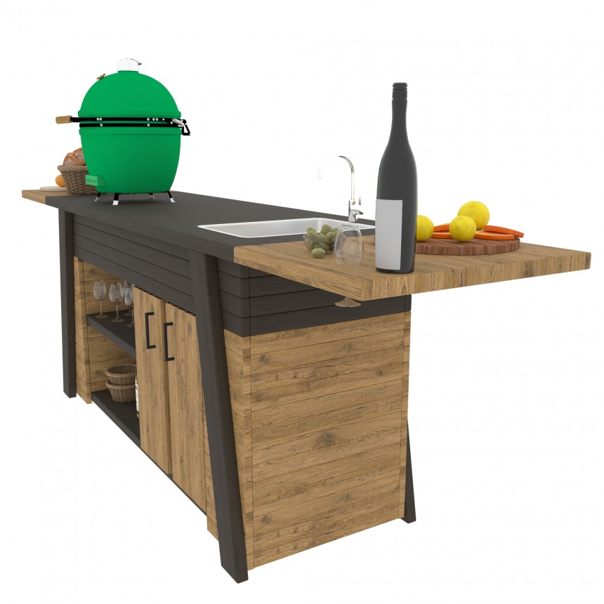 BBQ Kitchen Table & DIY Grill Shed Station Plans - Instant Digital Download